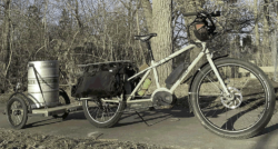Surly Ted Trailer: Short Bed, 16" Wheels, Gray - Electric Cyclery